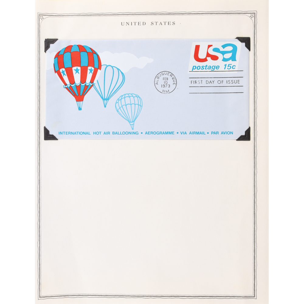 1973 US Air Letter Sheet | Pristine Auction