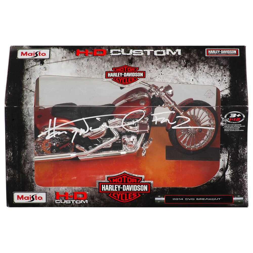 Henry Winkler Signed 2014 Harley Davidson CVO Breakout 1:12 Scale ...