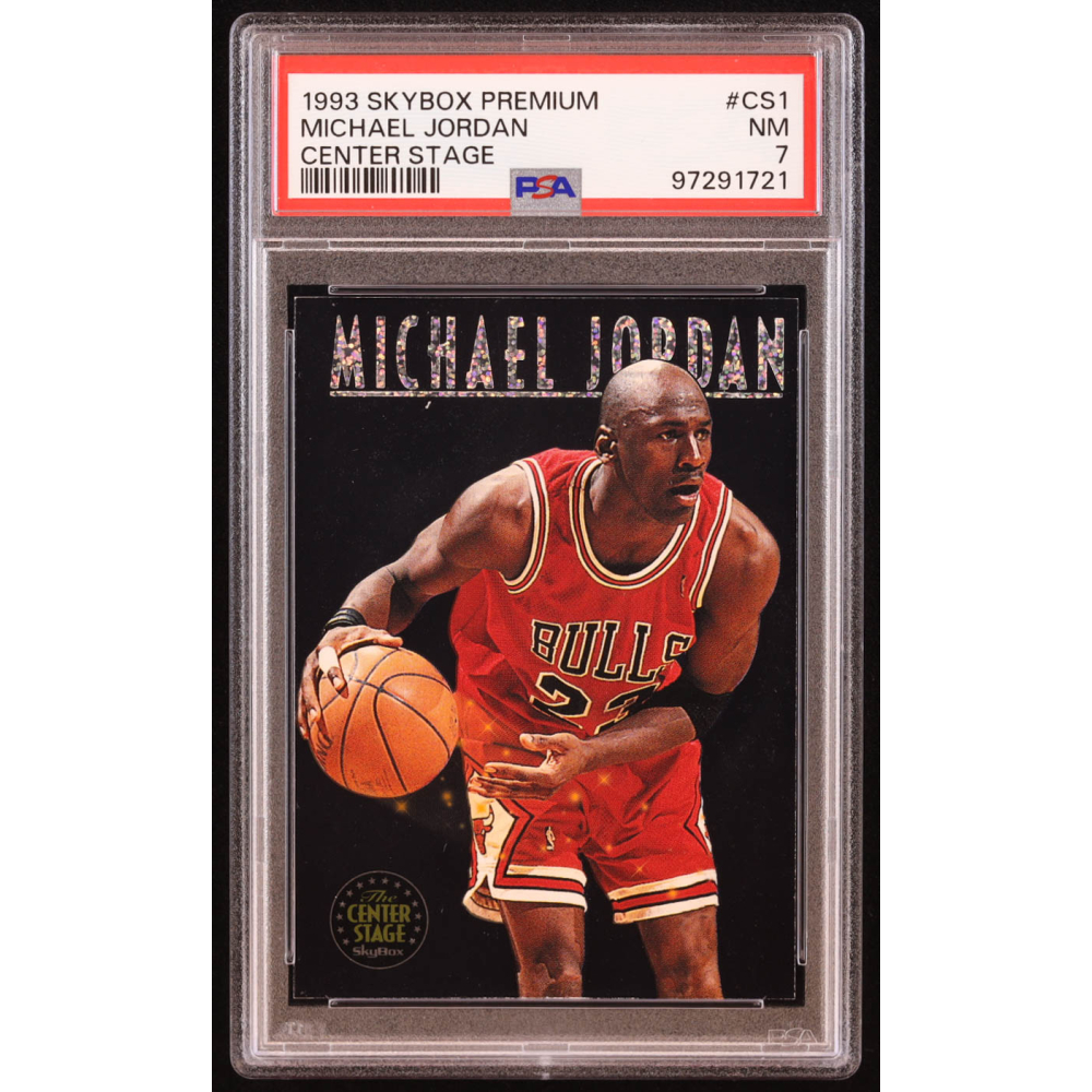 Michael Jordan 1993-94 SkyBox Premium Center Stage #CS1 (PSA 7 ...