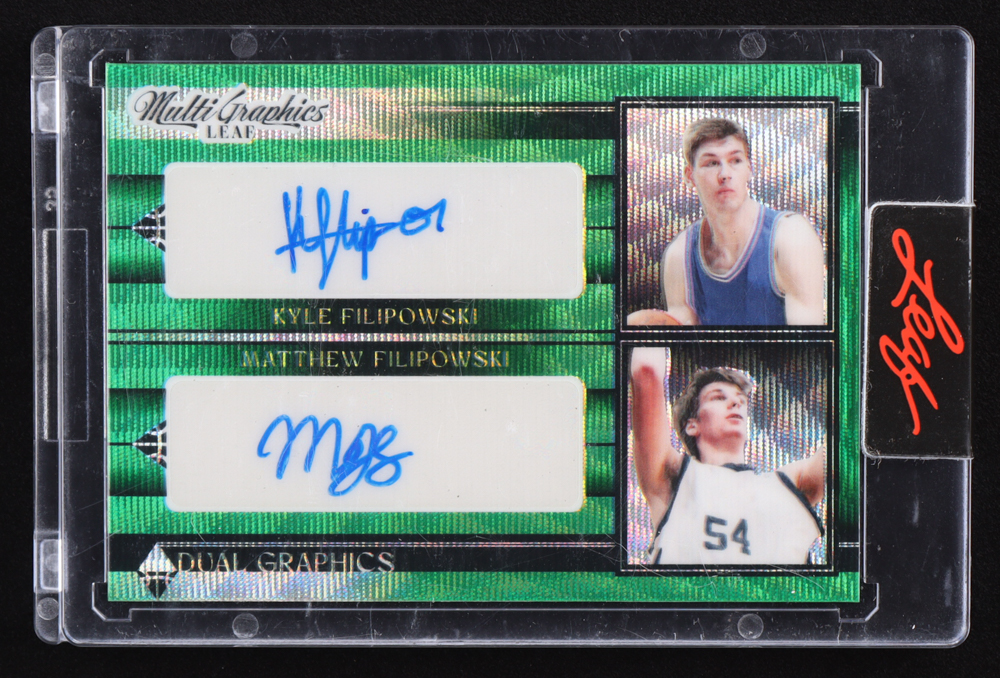 Kyle Filipowski / Matthew Filipowski 2023 Leaf MultiGraphics Dual ...