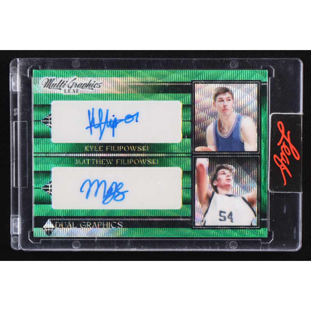 Kyle Filipowski / Matthew Filipowski 2023 Leaf MultiGraphics Dual ...