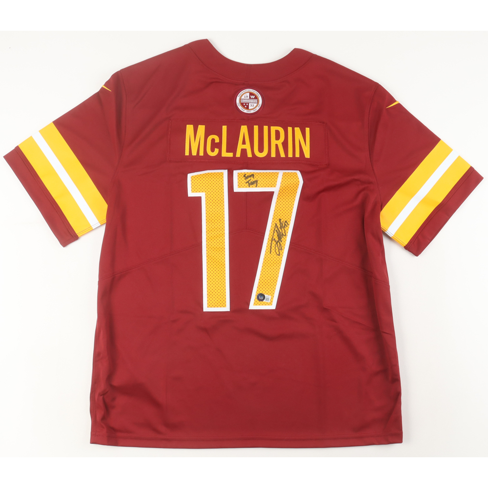 Terry McLaurin Signed Commanders Jersey Inscribed "Scary Terry ...