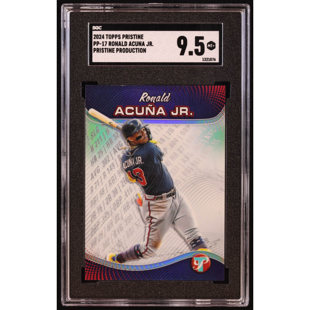 Ronald Acuna Jr. 2024 Topps Pristine Pristine Production #17 (SGC 9.5) | Pristine Auction