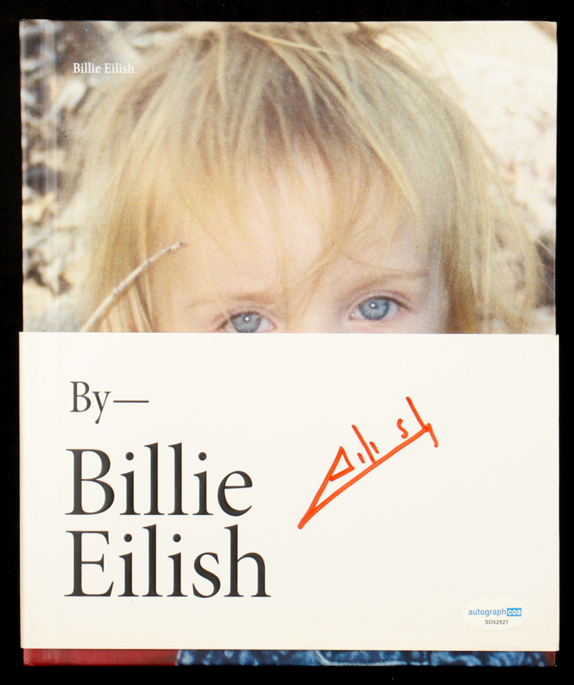 Billie Eilish Signed "By-Billie Eilish" Hardcover Book (AutographCOA ...