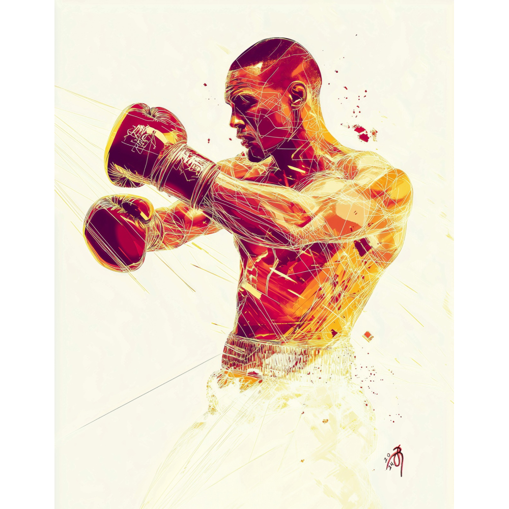 "Sunset Pitch" - Unique Digital Collage Art 18x24 Giclée Print on Photo ...