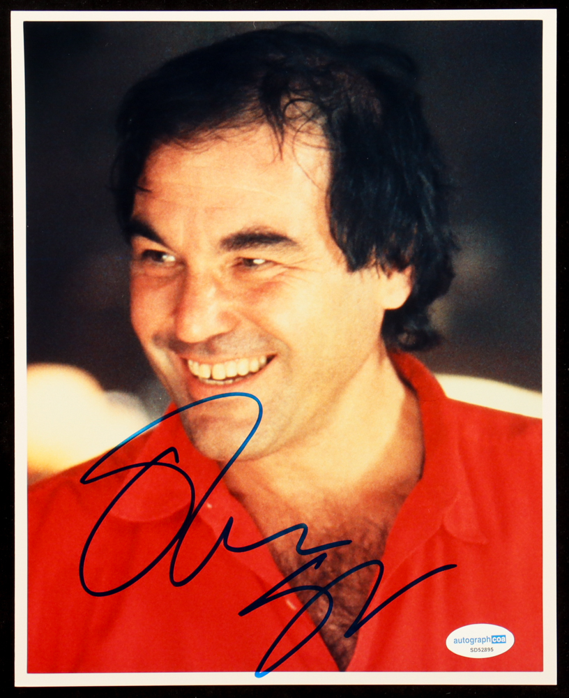 Oliver Stone Signed 8x10 Photo (ACOA) | Pristine Auction
