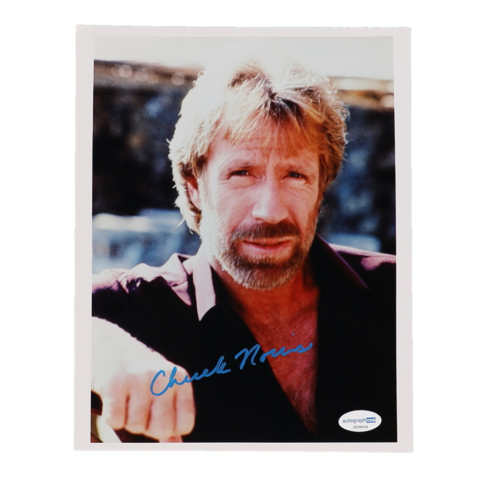 Chuck Norris Signed 8x10 Photo (AutographCOA) | Pristine Auction