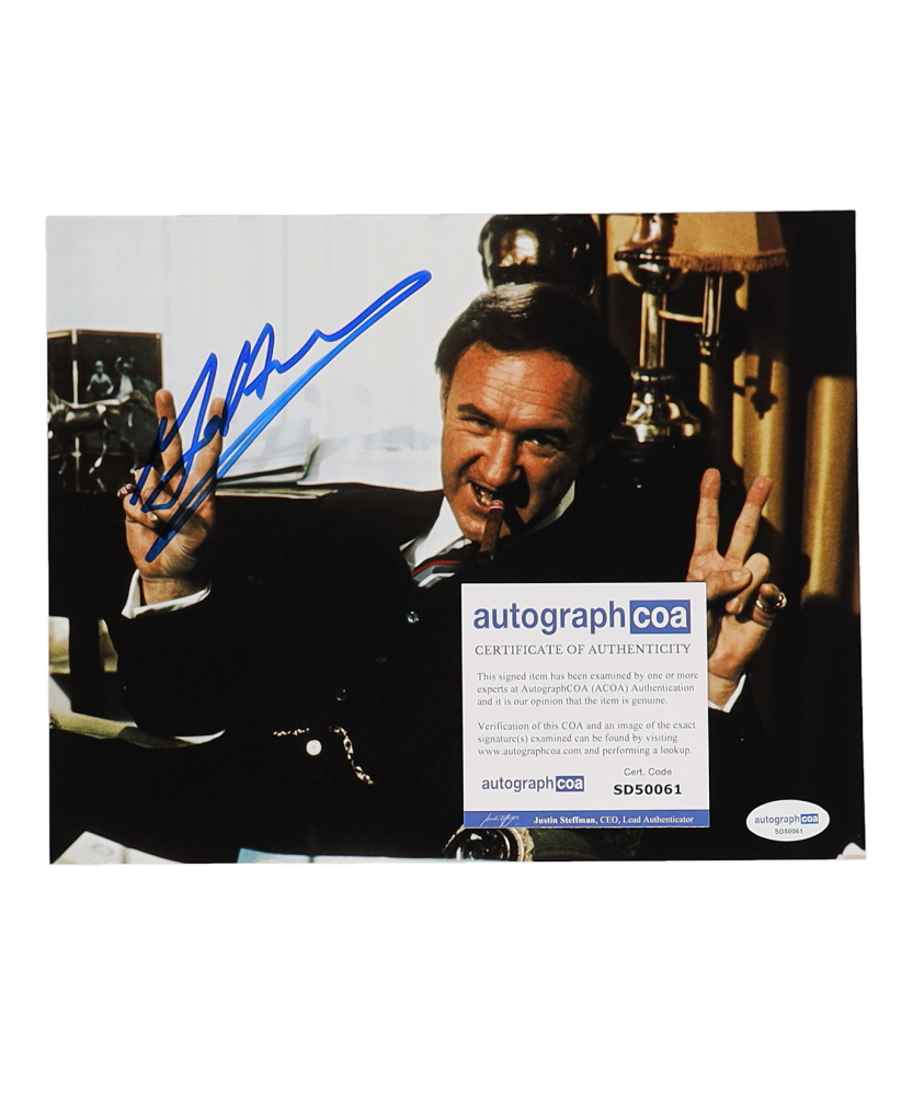 Gene Hackman Signed 8x10 Photo (AutographCOA) | Pristine Auction