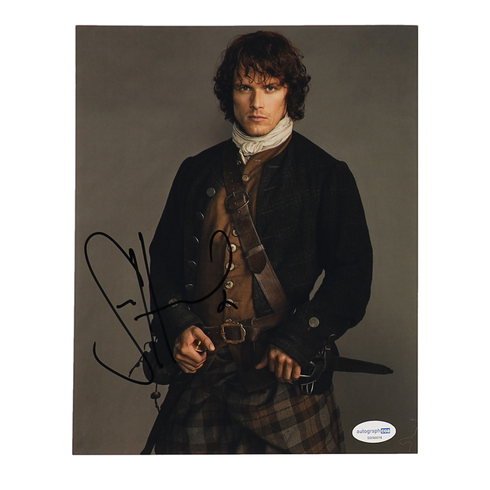 Sam Heughan Signed "Outlander" 8x10 Photo (AutographCOA) | Pristine Auction