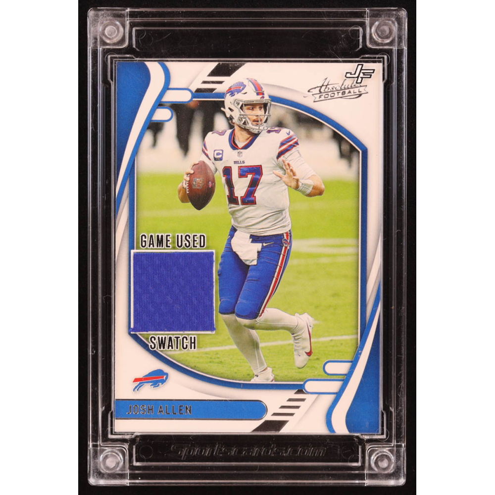 Josh Allen 2024 Sportscards.com Jersey Fusion Game-Used Swatch #JA18 ...