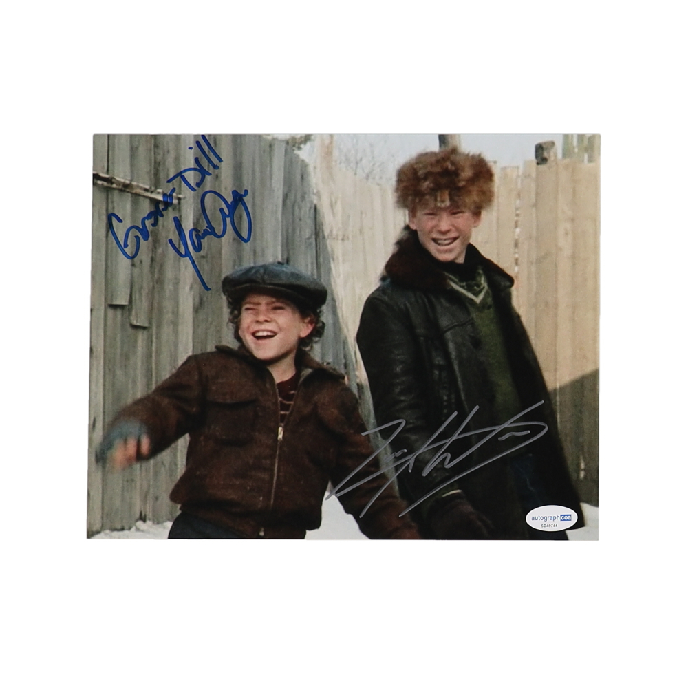 Zack Ward & Yano Anaya Signed "A Christmas Story" 8x10 Photo Inscribed ...