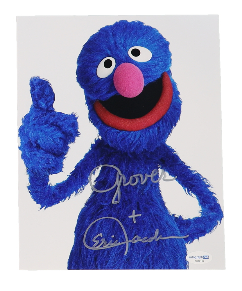 Eric Jacobson Signed "The Muppets" 8x10 Photo Inscribed "Love Grover ...