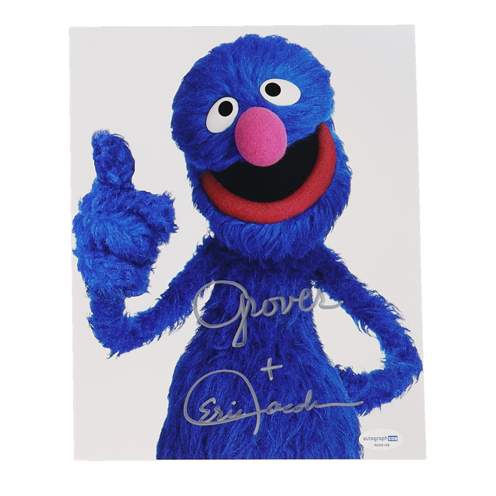 Eric Jacobson Signed "The Muppets" 8x10 Photo Inscribed "Love Grover ...