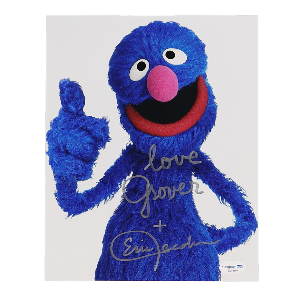 Eric Jacobson Signed "The Muppets" 8x10 Photo Inscribed "Love Grover ...