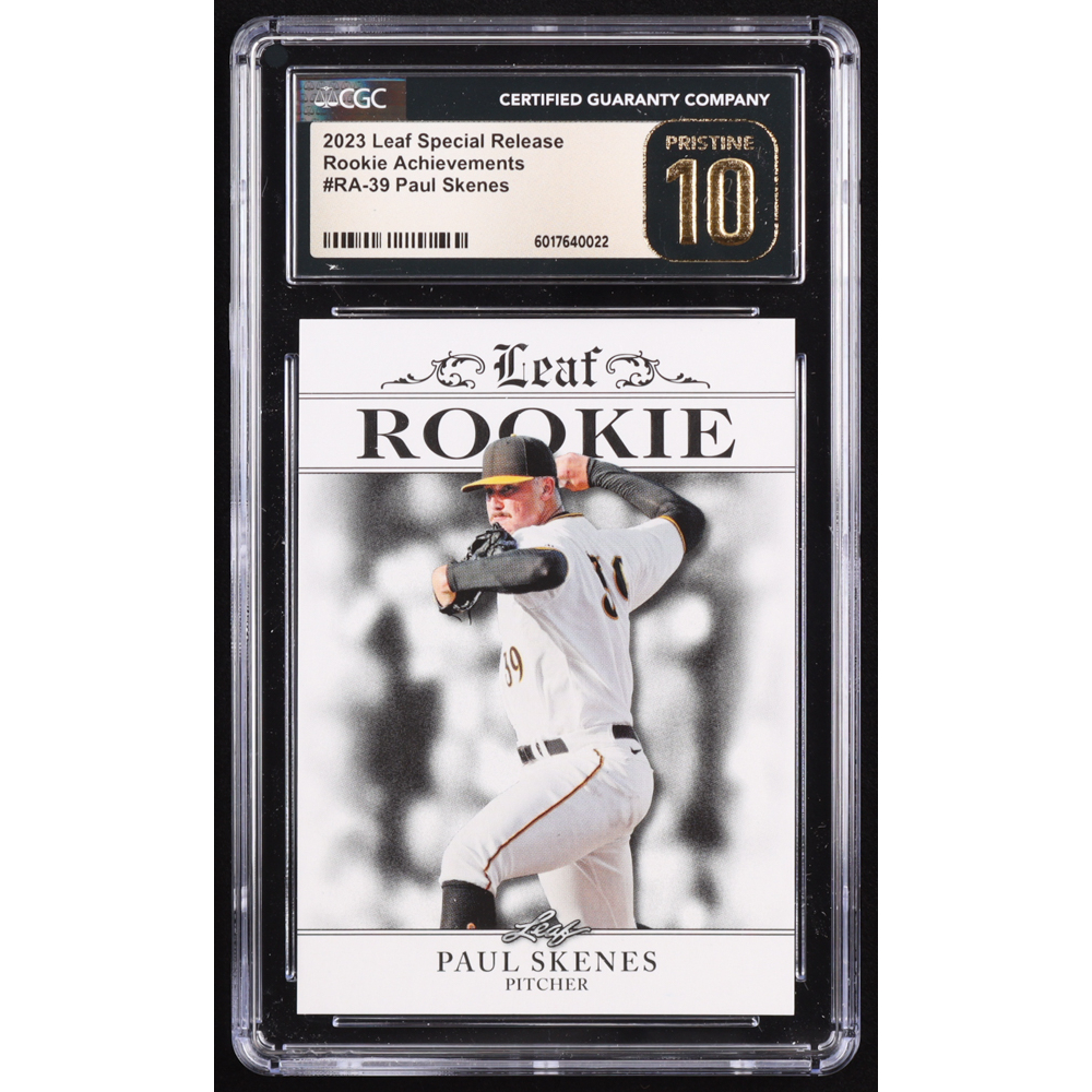 Paul Skenes 2023 Leaf Special Release Rookie Achievement #RA39 RC (CGC ...