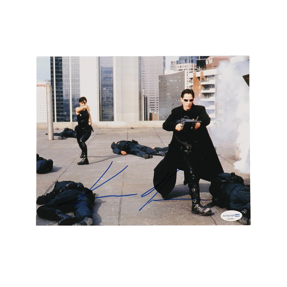 Keanu Reeves Signed "The Matrix" 8x10 Photo (ACOA) | Pristine Auction