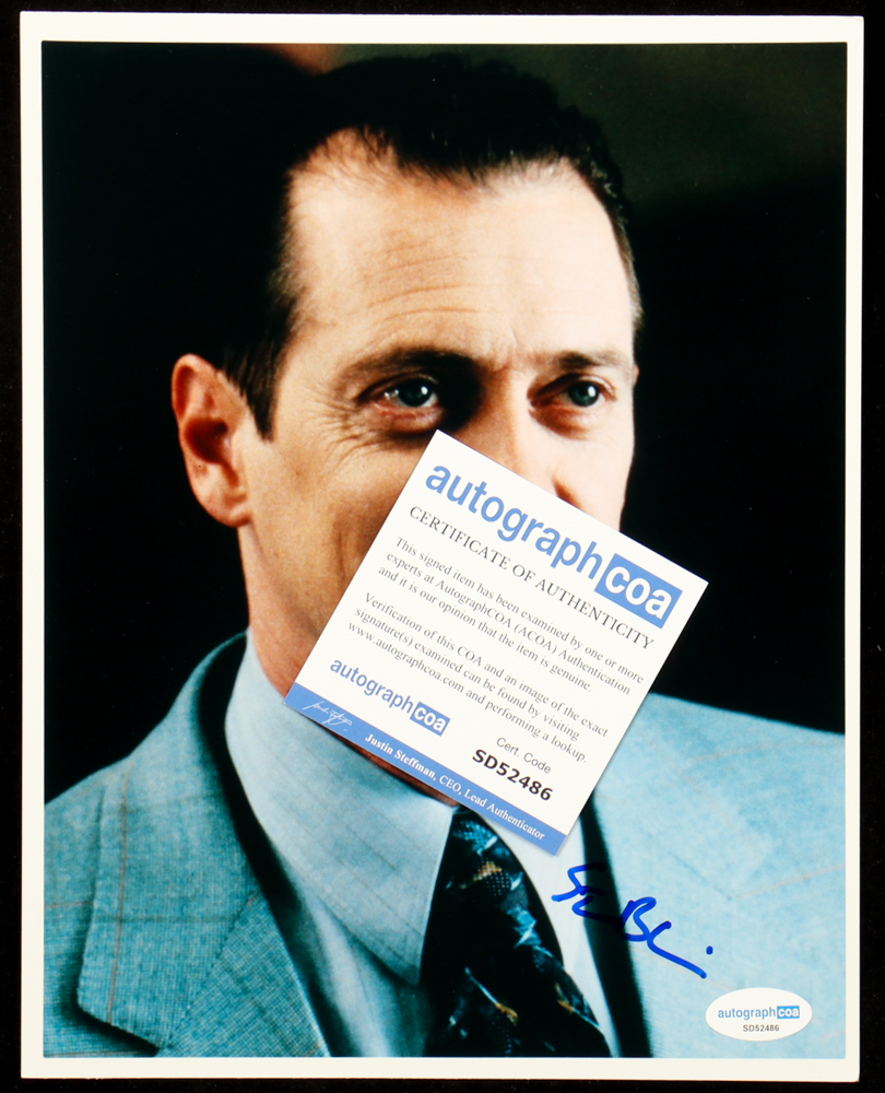 Steve Buscemi Signed 8x10 Photo (ACOA) | Pristine Auction
