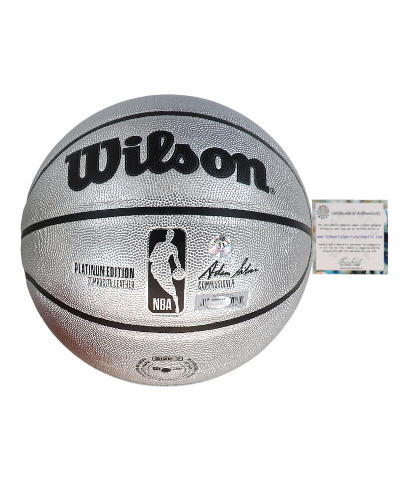 Larry Bird Signed Platinum Series NBA Basketball (Schwartz & Bird ...