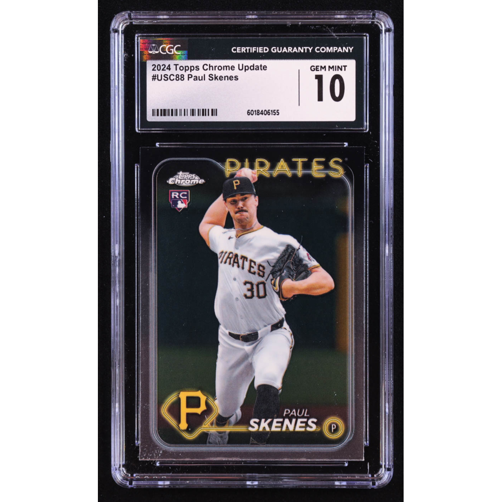 Paul Skenes 2024 Topps Chrome Update #USC88 RC (CGC 10) | Pristine Auction