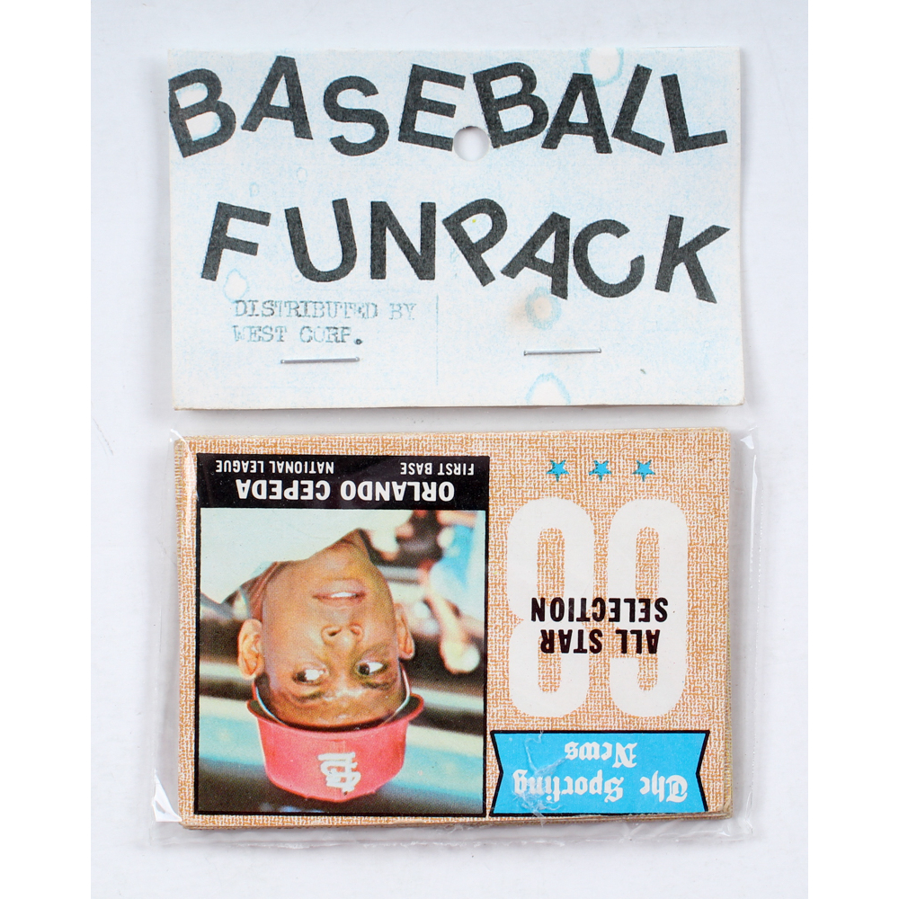 1968 Topps Baseball Card Fun Pack with (10) Cards | Pristine Auction
