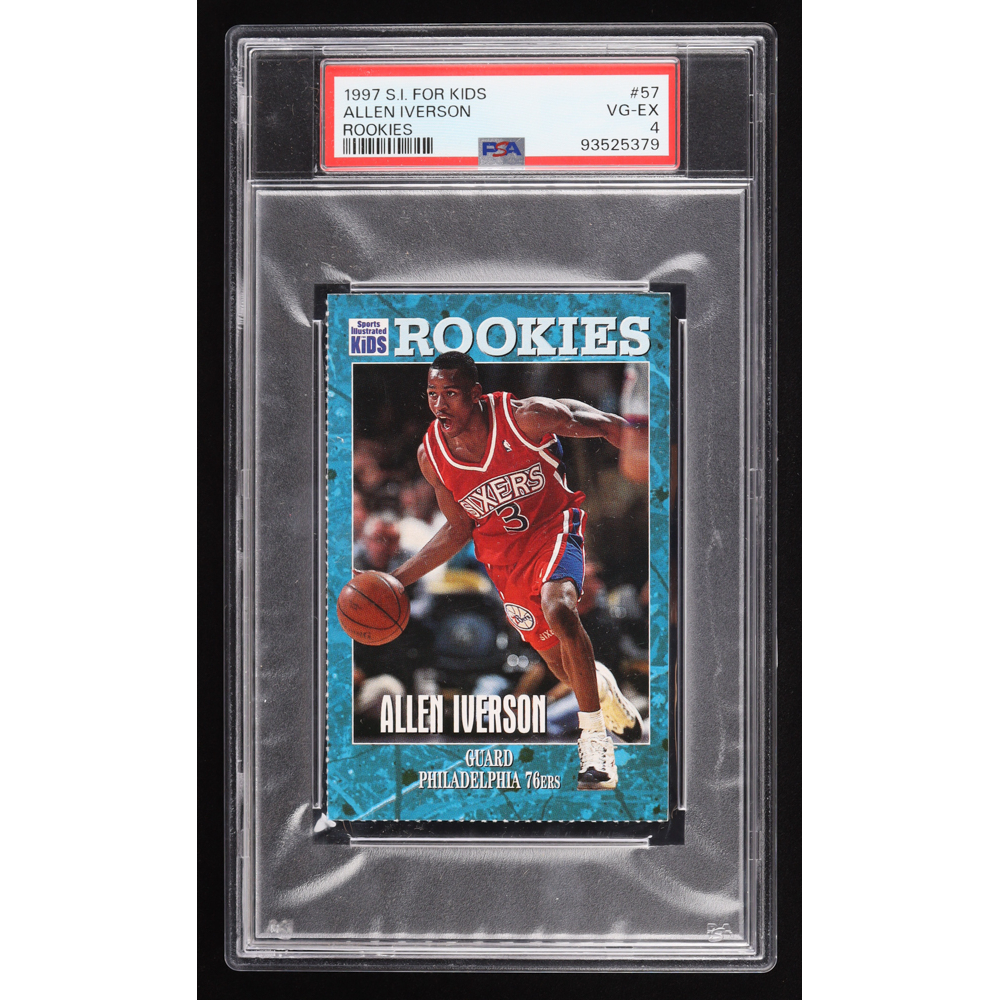 Allen Iverson 1996-98 Sports Illustrated for Kids Jumbo #57 NBA Rookies ...
