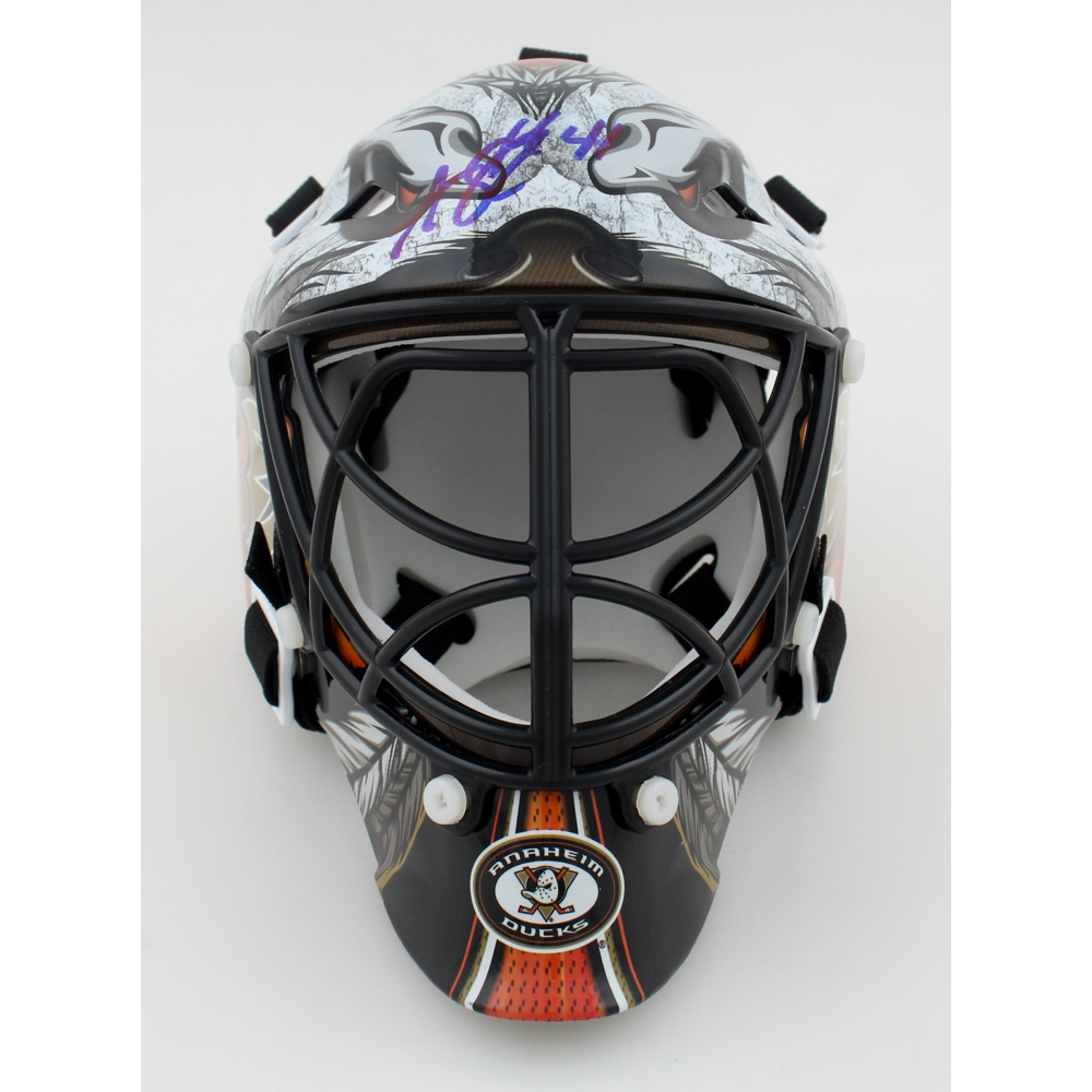 Anthony Stolarz Signed Ducks Mini Goalie Mask (COJO) | Pristine Auction