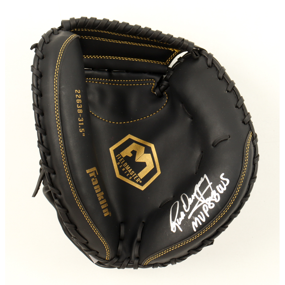 Rick Dempsey Signed Catchers Glove Inscribed "MVP 83 WS" (Schwartz ...