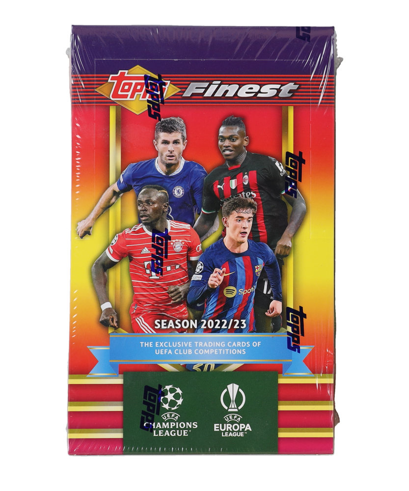 2022-23 Topps Finest Flashbacks UEFA Club Competitions Soccer Hobby Box ...