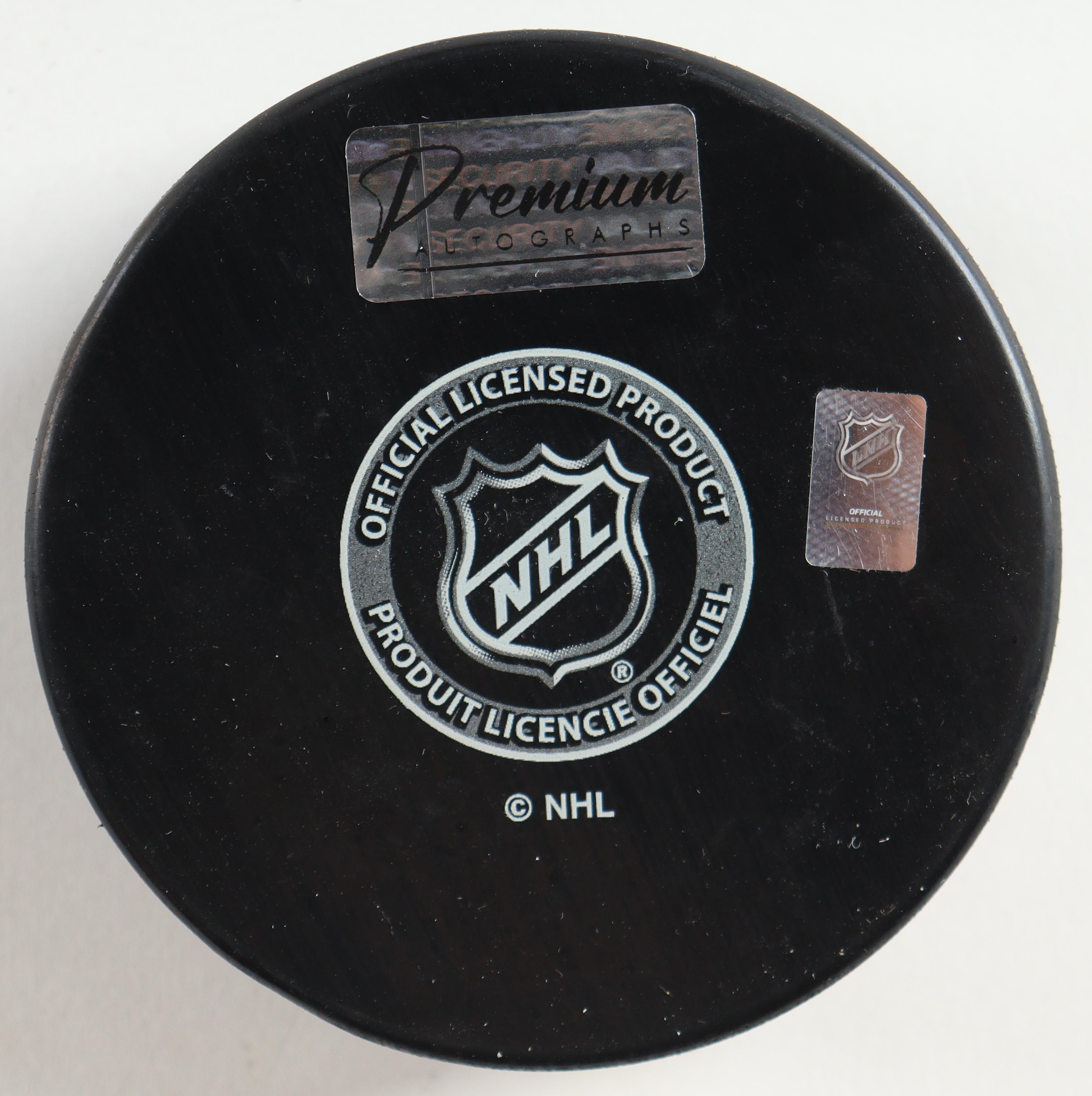 Simon Gagne Signed Flyers Logo Hockey Puck (Premium Autographs ...