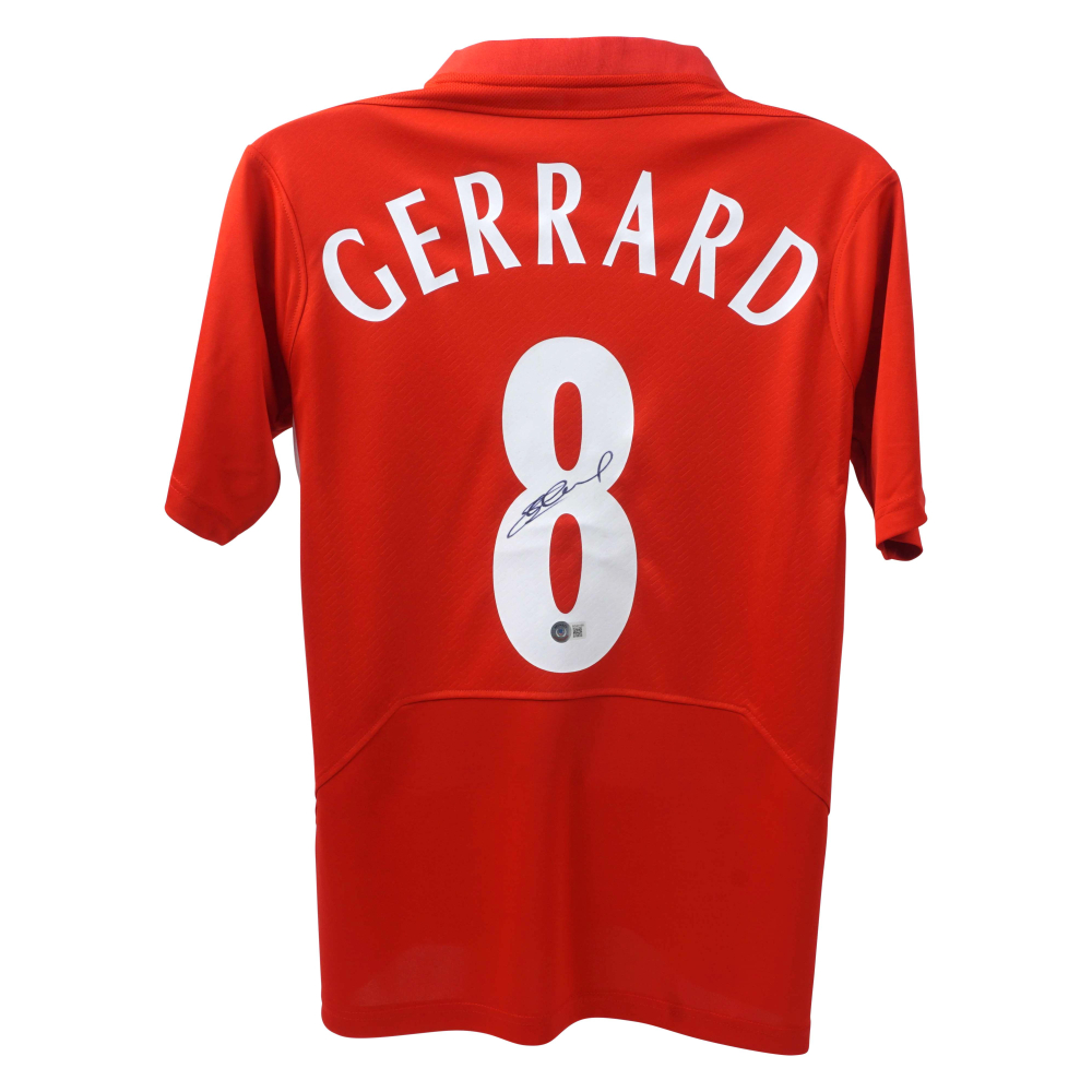 Steven Gerrard Signed Liverpool Jersey (Beckett) | Pristine Auction