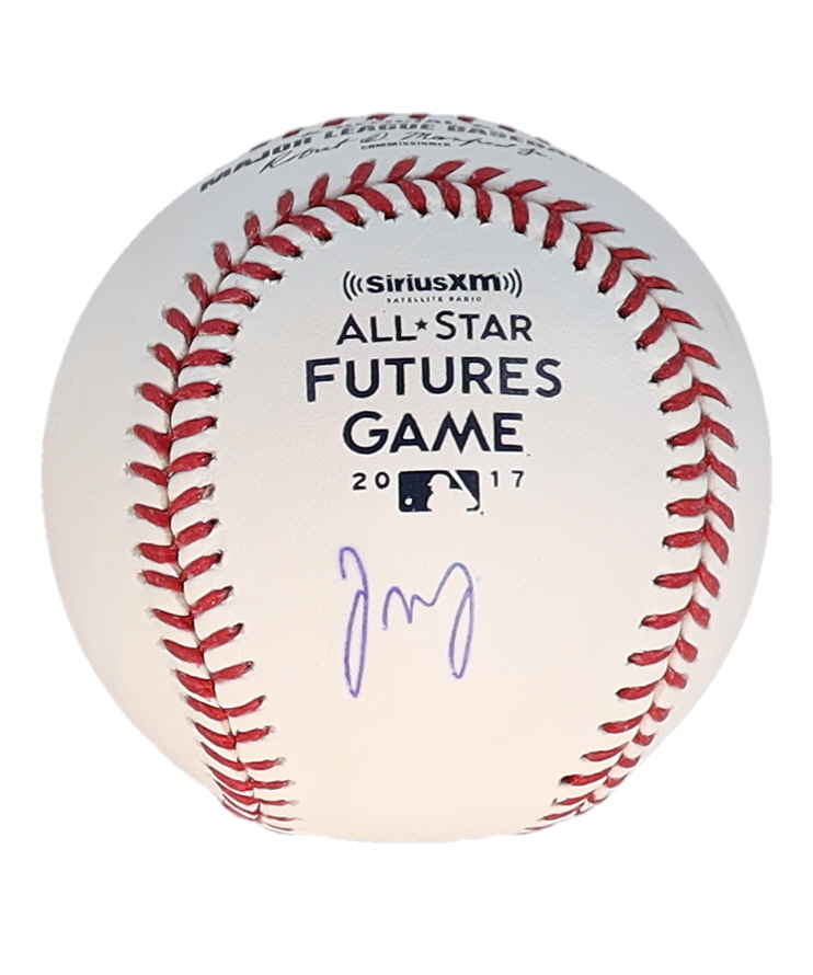 Francisco Mejia Signed OML 2017 All-Star Futures Game Logo Baseball (JSA) | Pristine Auction