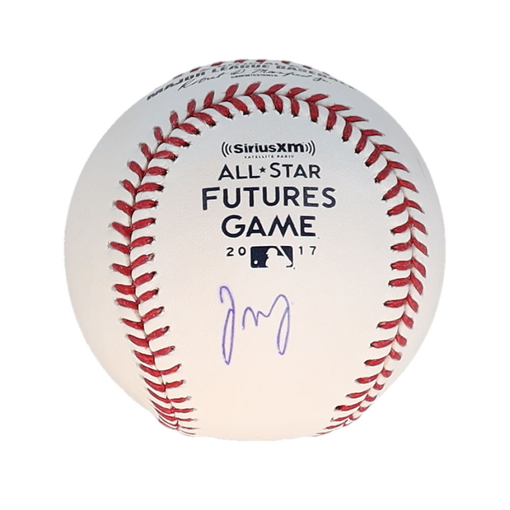 Francisco Mejia Signed OML 2017 All-Star Futures Game Logo Baseball ...