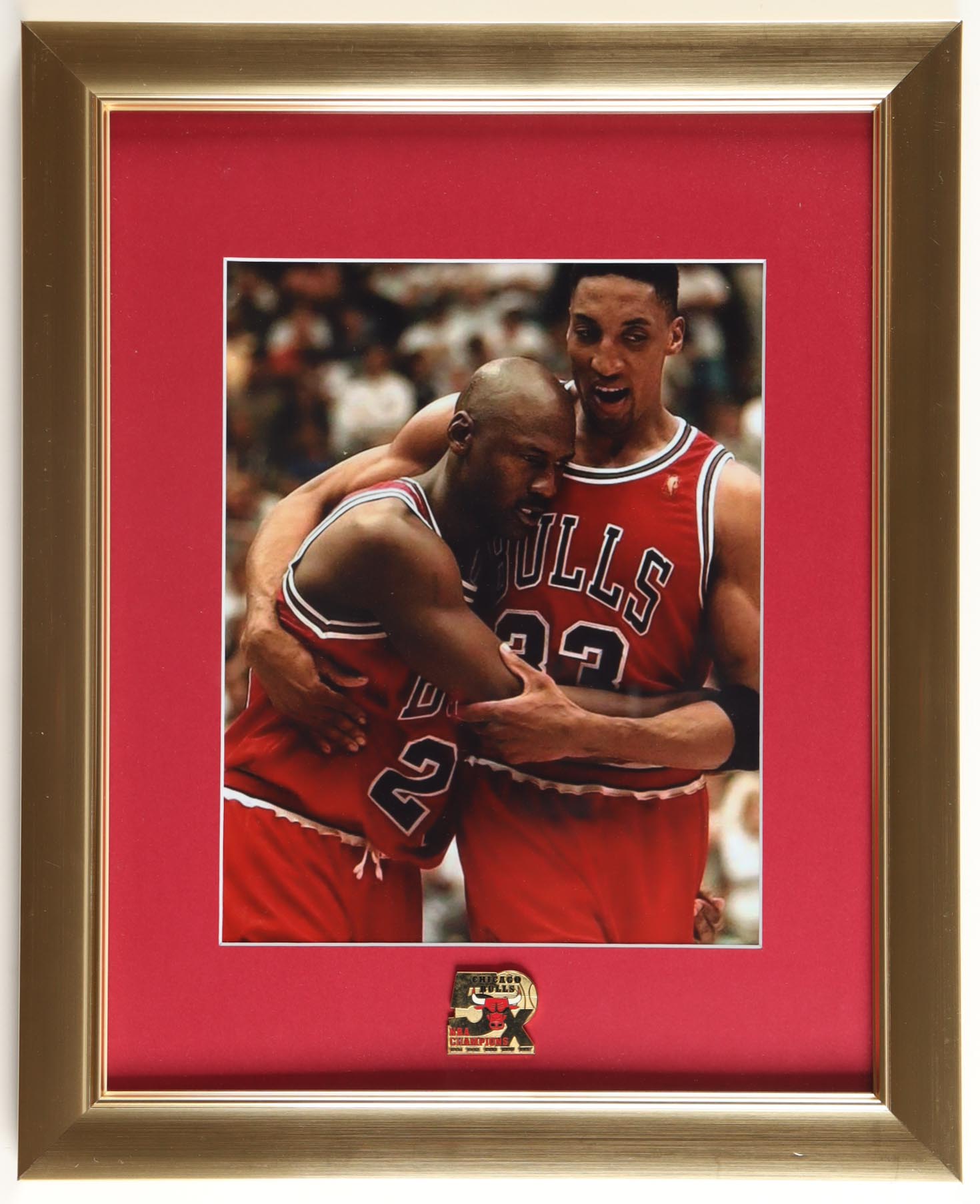 Michael Jordan & Scottie Pippen "Flu Game" Bulls Custom Framed Photo ...