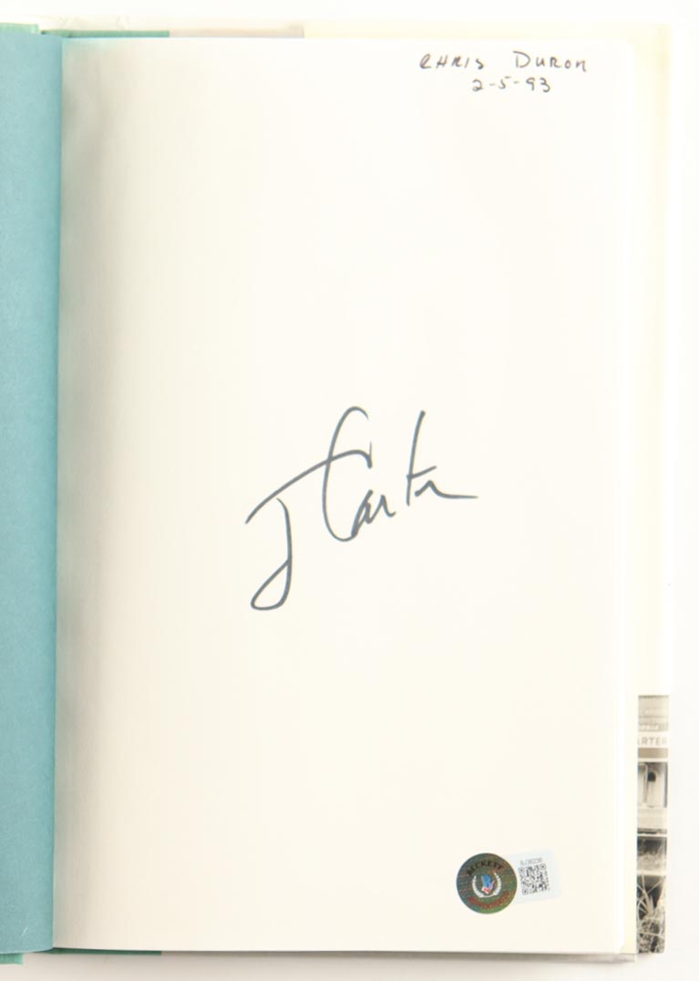 Jimmy Carter Signed "Turning Point" Hardcover Book (Beckett) | Pristine ...