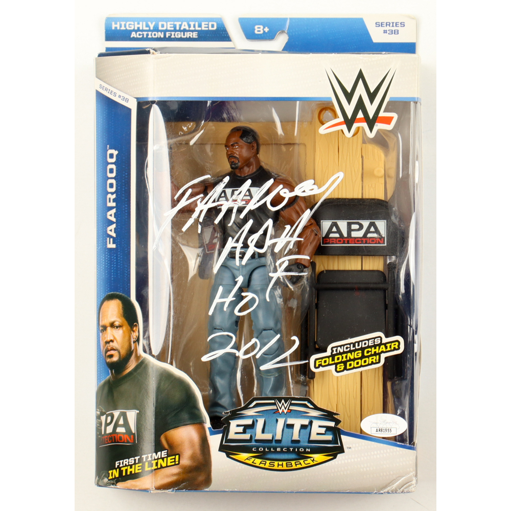 Ron Simmons Signed WWE Elite Collection Flashback Action Figure ...
