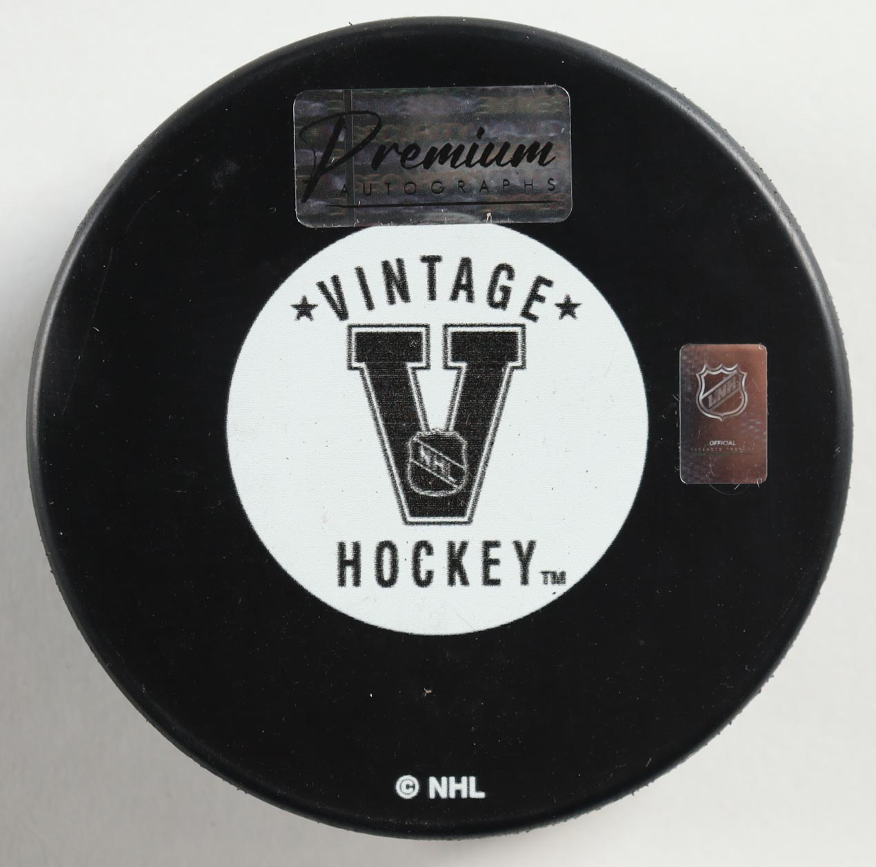 Brian Hayward Signed Jets Logo Hockey Puck (Premium Autographs ...