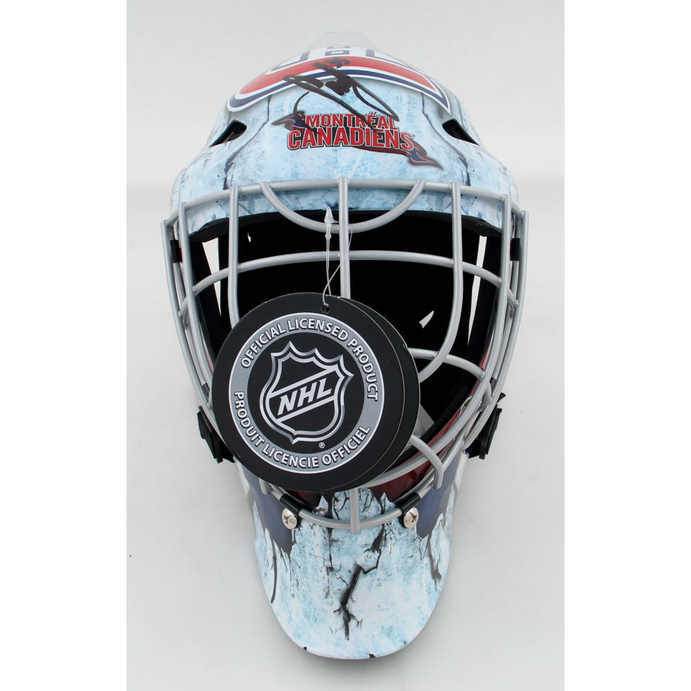 Sam Montembeault Signed Canadiens Full-Size Goalie Mask (JSA ...