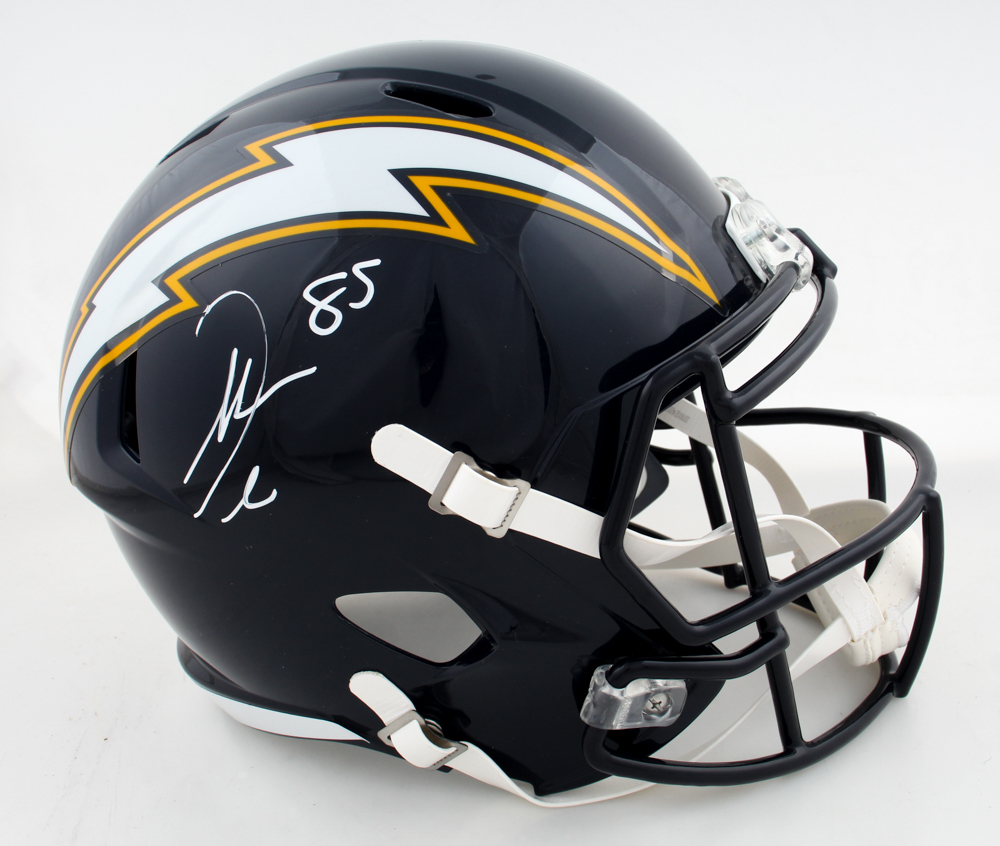 Antonio Gates Signed Chargers Full-Size Throwback Alternate Speed ...