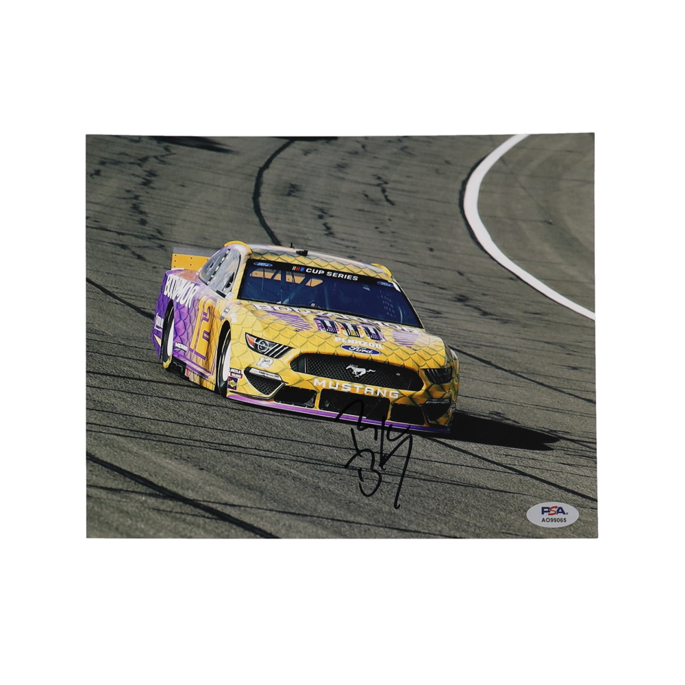 Ryan Blaney Signed NASCAR 8x10 Photo (PSA) | Pristine Auction