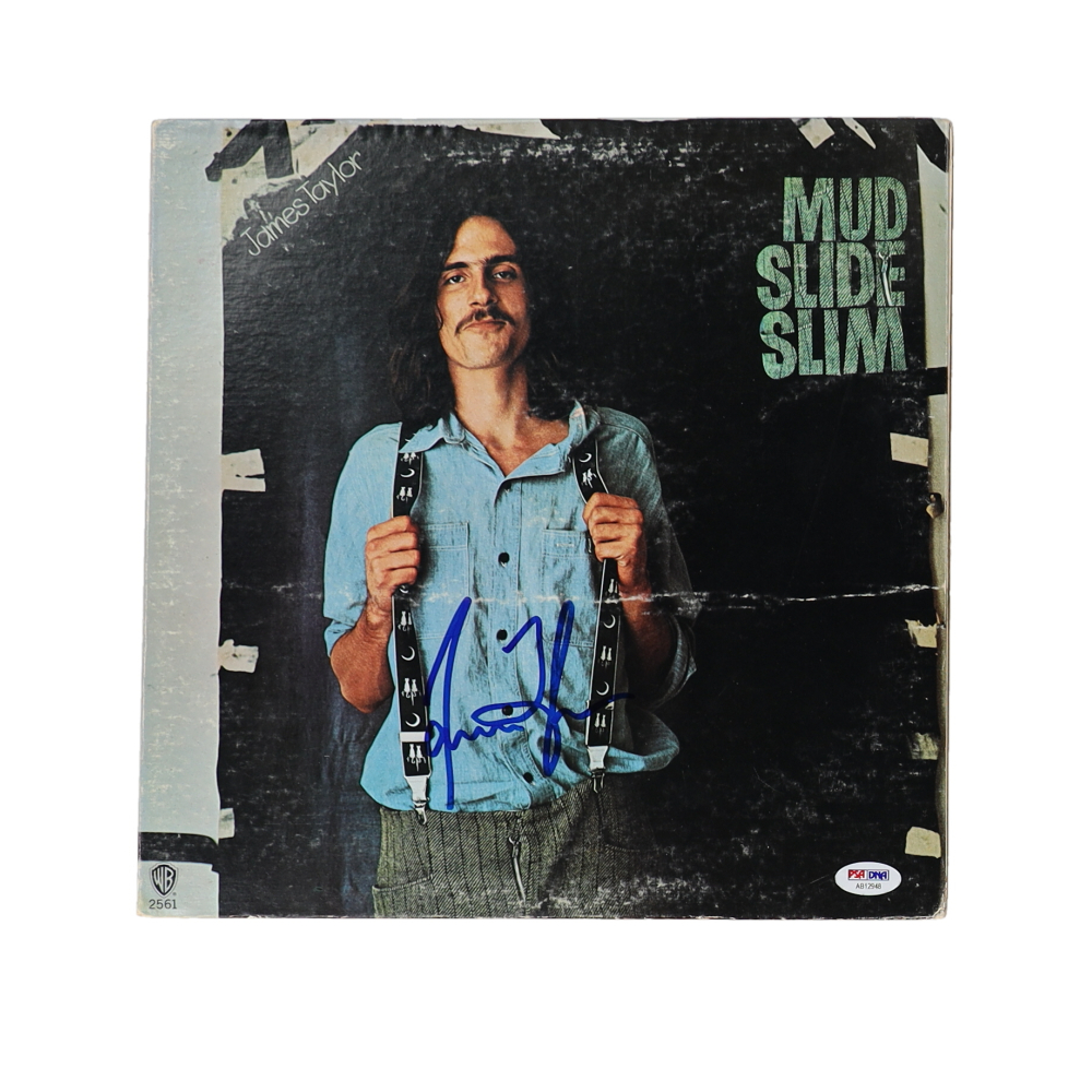 James Taylor Signed "Mud Slide Slim" Vinyl Record Album (PSA ...