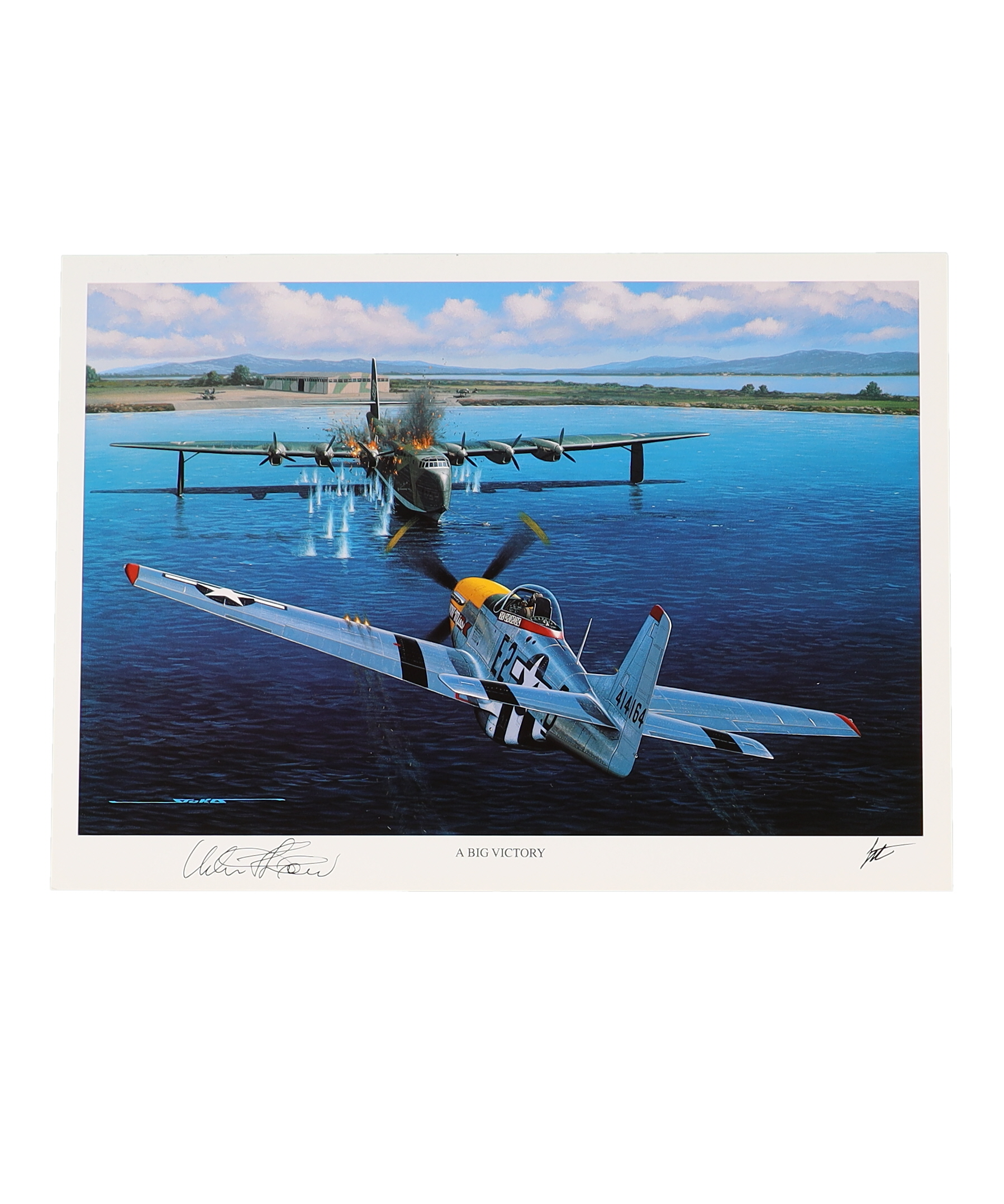 Urban Drew Signed Stan Stokes "A Big Victory" Lithograph (AIV ...