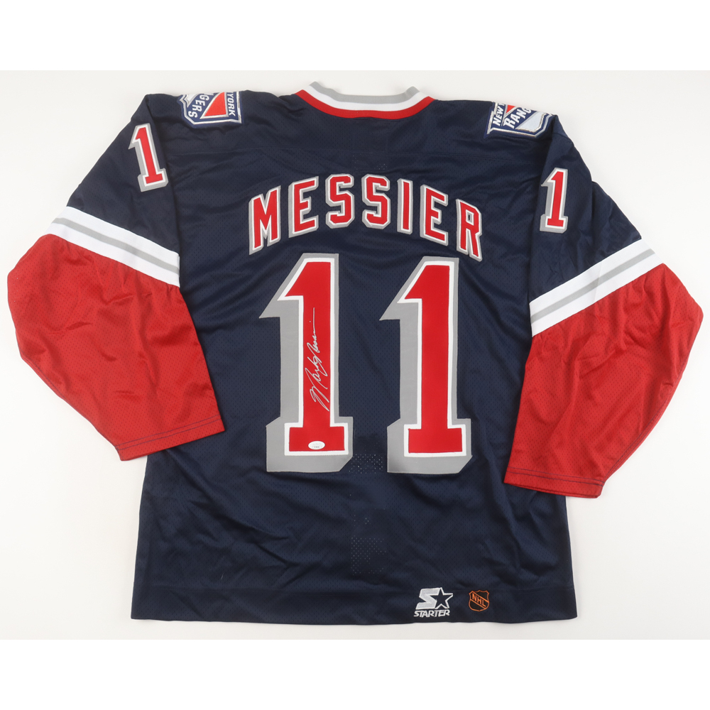 Mark Messier Signed Rangers Captain's Jersey (JSA) | Pristine Auction
