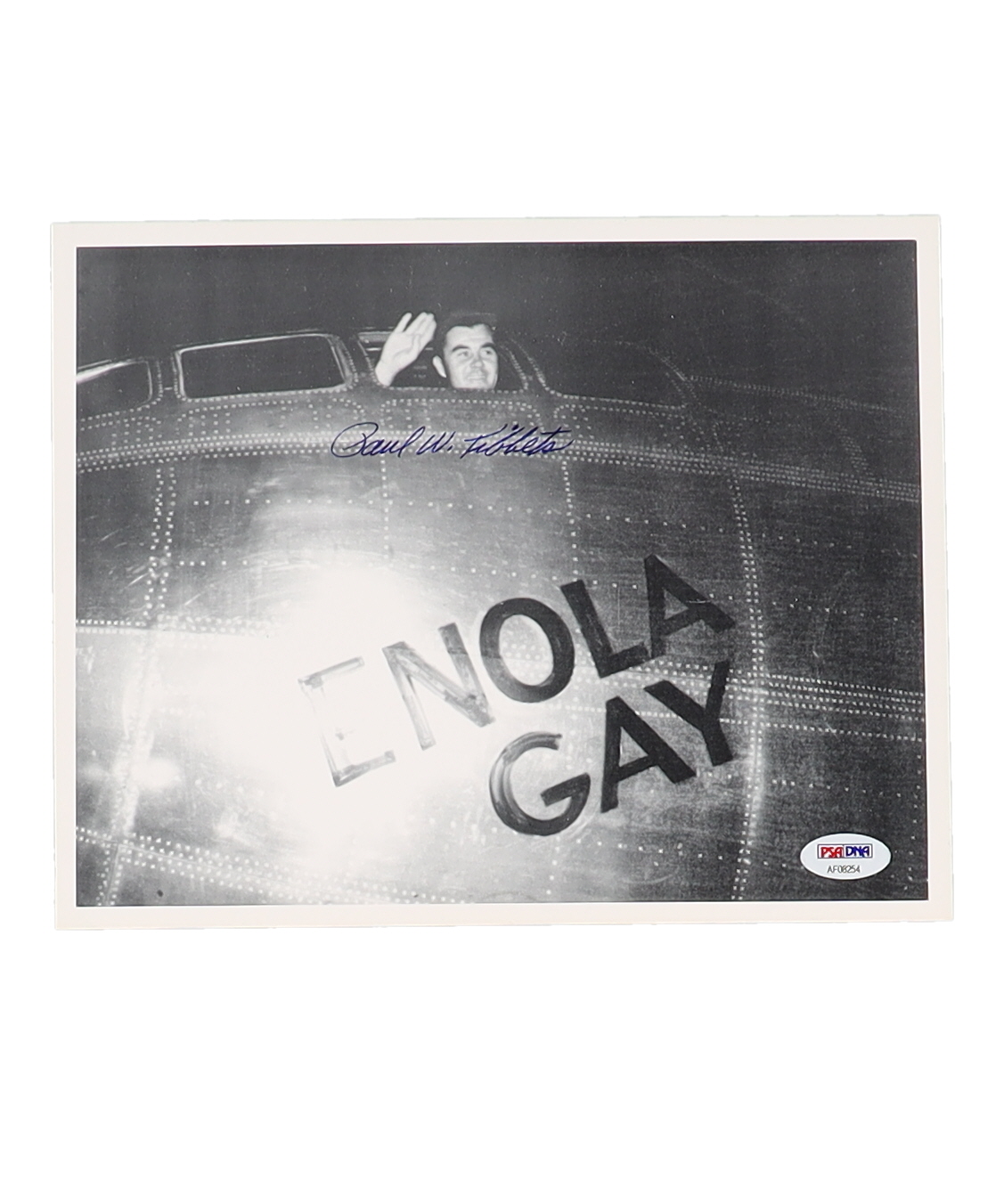 Paul W. Tibbets Signed WWII 8x10 Photo (PSA) | Pristine Auction