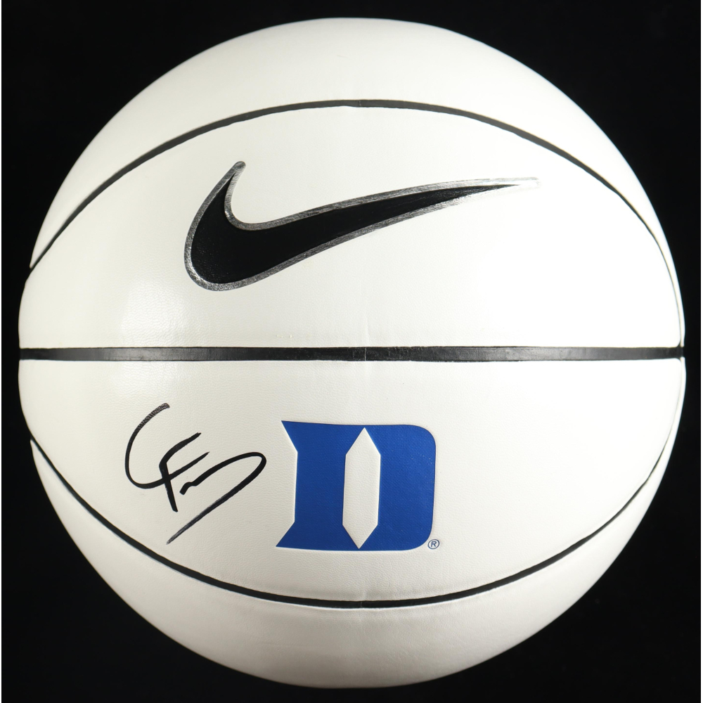 Cooper Flagg Signed Duke Blue Devils Logo Nike Basketball (Beckett ...