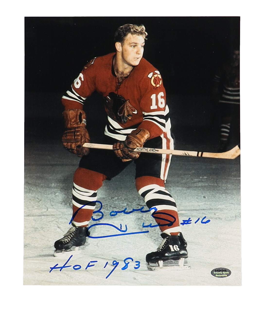 Bobby Hull Signed Blackhawks 8x10 Photo Inscribed "HOF 1983" (Schwartz ...