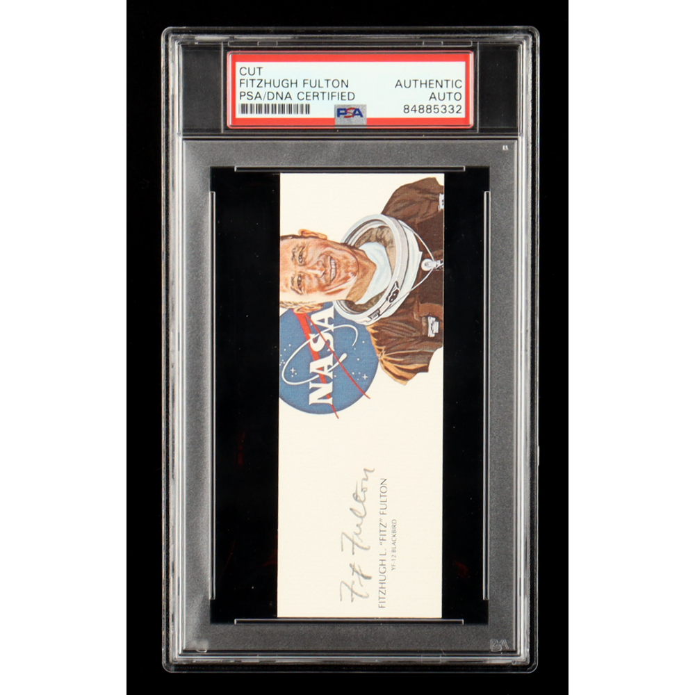 Fitz Fulton Signed Cut With Portrait Art (PSA) | Pristine Auction