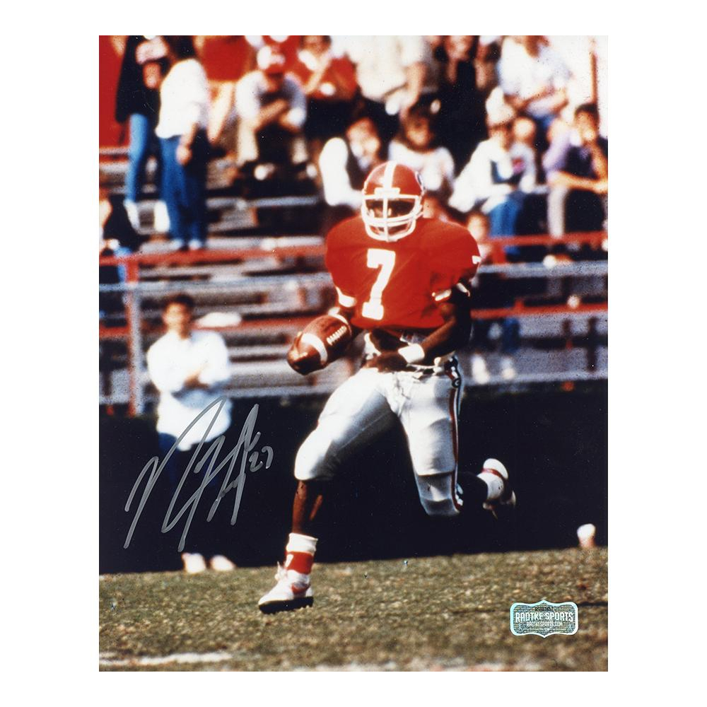Rodney Hampton Signed Georgia Bulldogs 8x10 Photo (Radtke) | Pristine ...