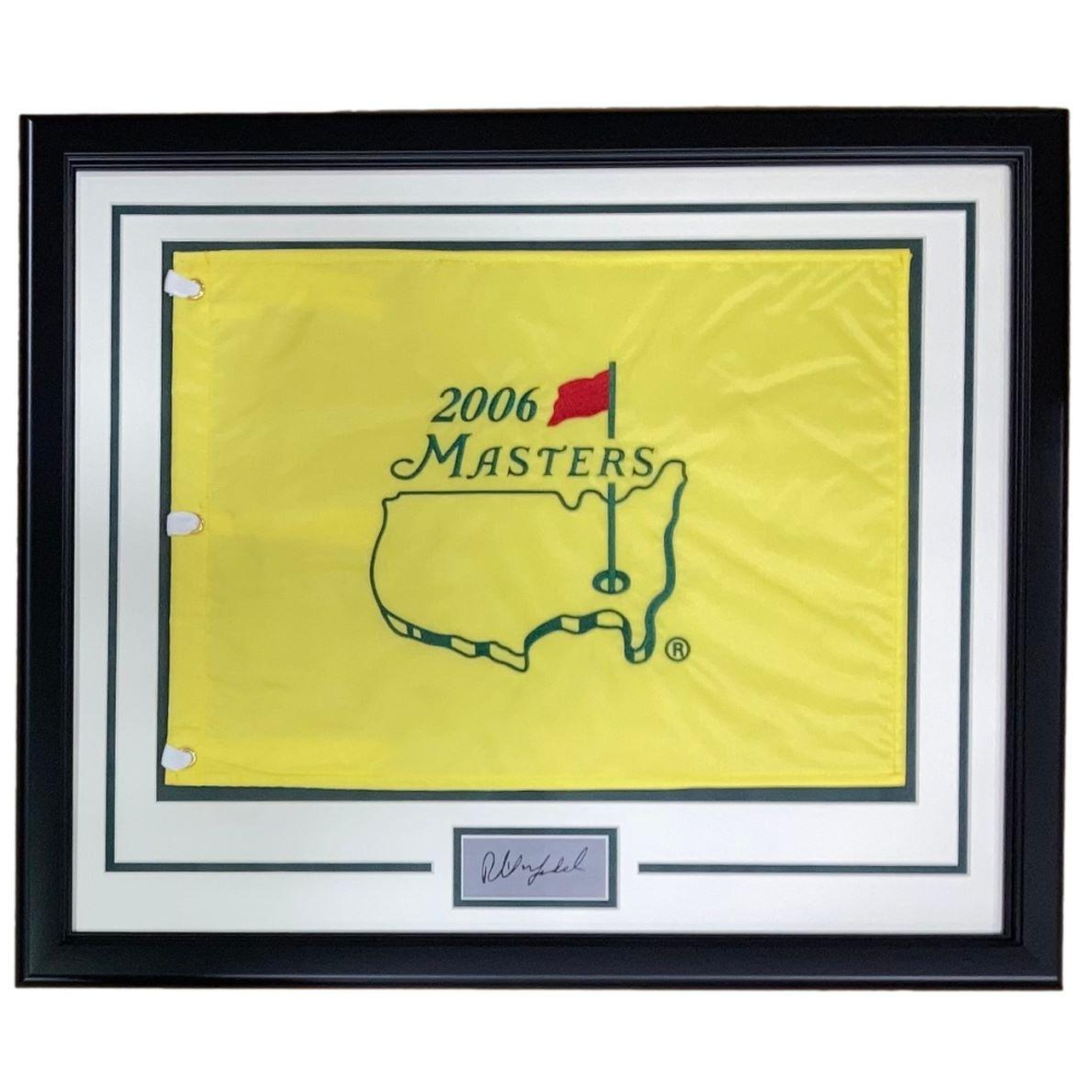 Phil Mickelson 2006 Masters Custom Framed Flag Display | Pristine Auction