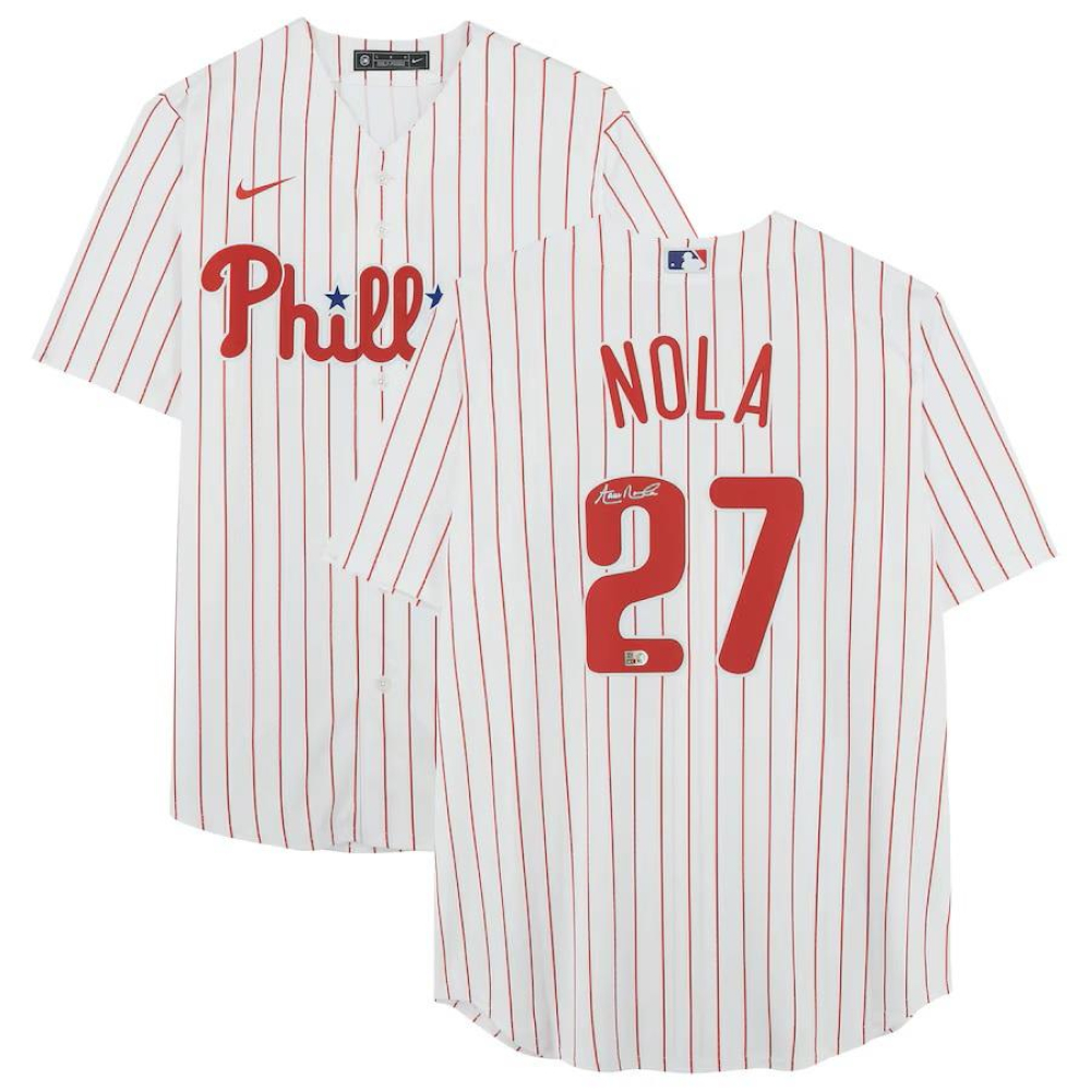 Aaron Nola Signed Phillies Nike Jersey (Fanatics) | Pristine Auction