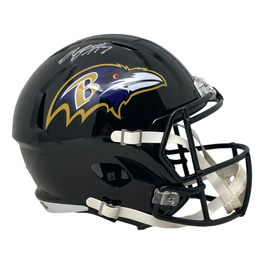 Rashod Bateman Signed Ravens Full-Size Speed Helmet (Beckett ...
